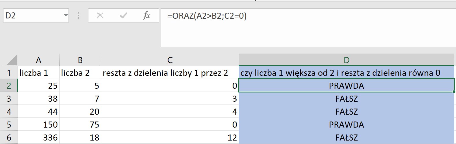 10 podstawowych funkcji Excela, które trzeba znać - AMBITNI Szkoła ...